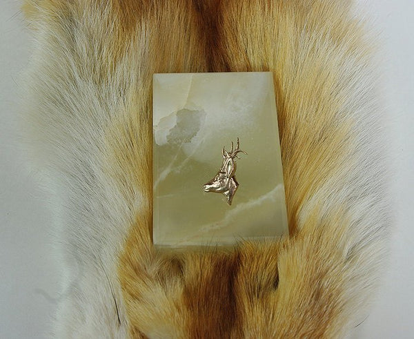 Hunting bronze Badge "Roe Deer", wild animal pin, hunting accessories ...